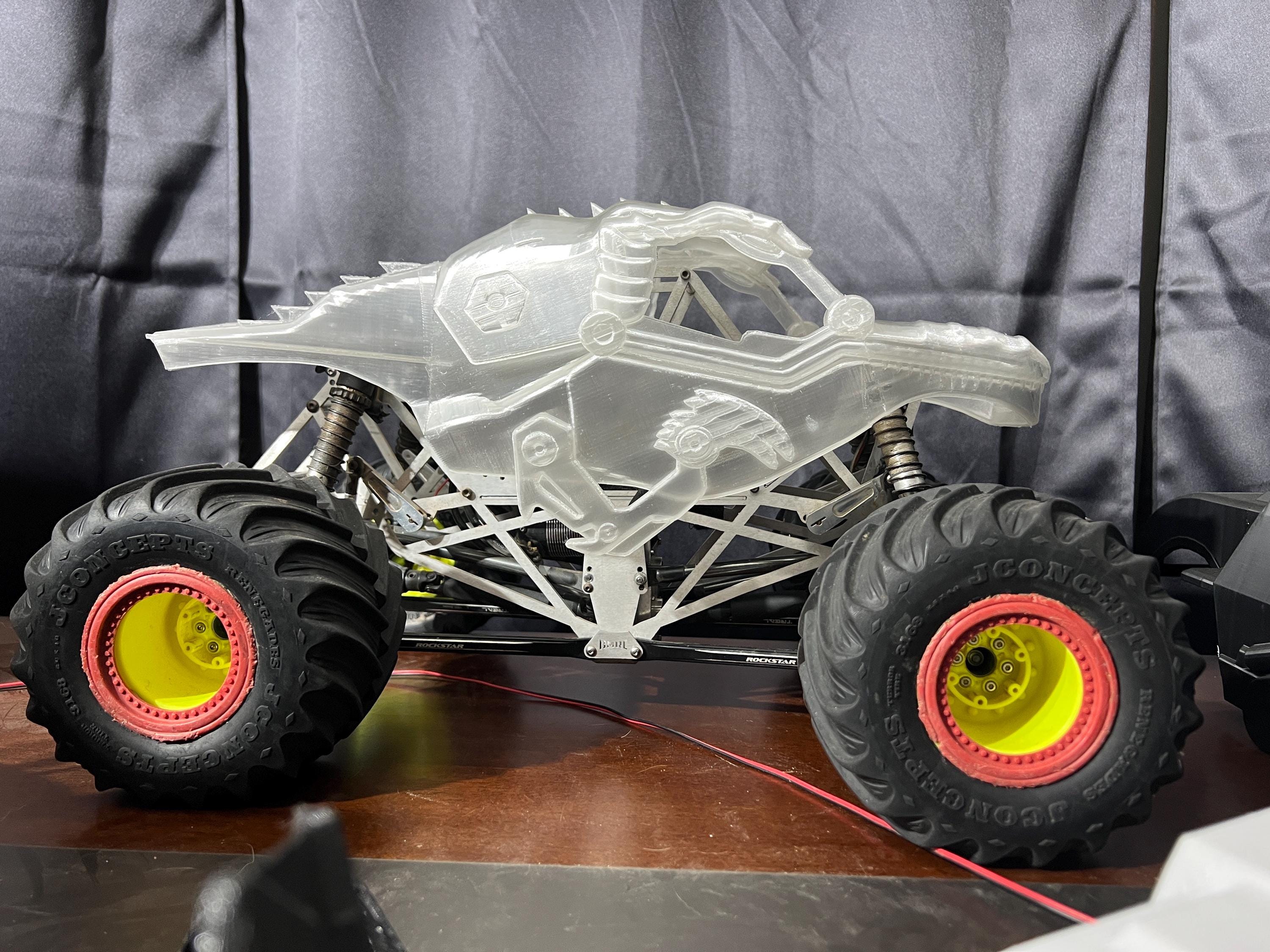 Losi Mini LMT and LMT Custom Robo Dino RC Body for 1/18 or 1/10 Scale ...