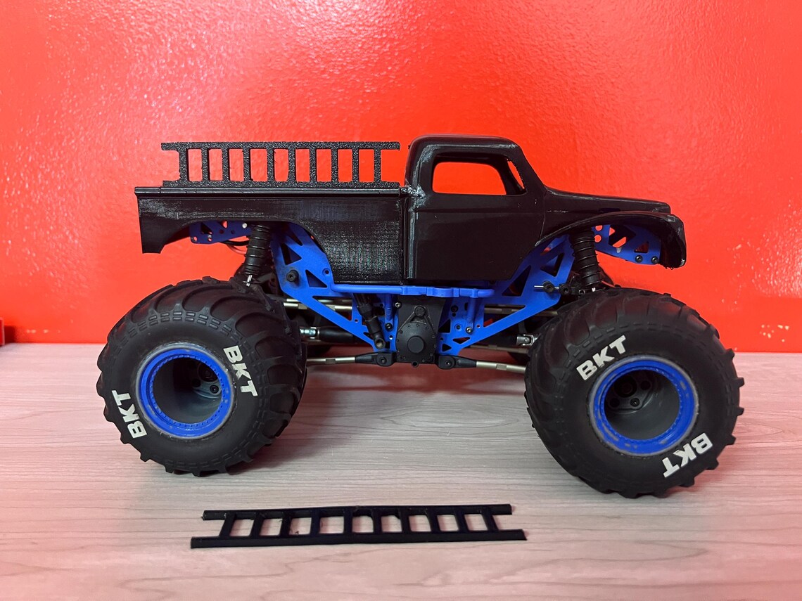 Losi Mini LMT Fire Truck RC Body: 1/18 or 1/10 Scale Ready to Paint - Etsy