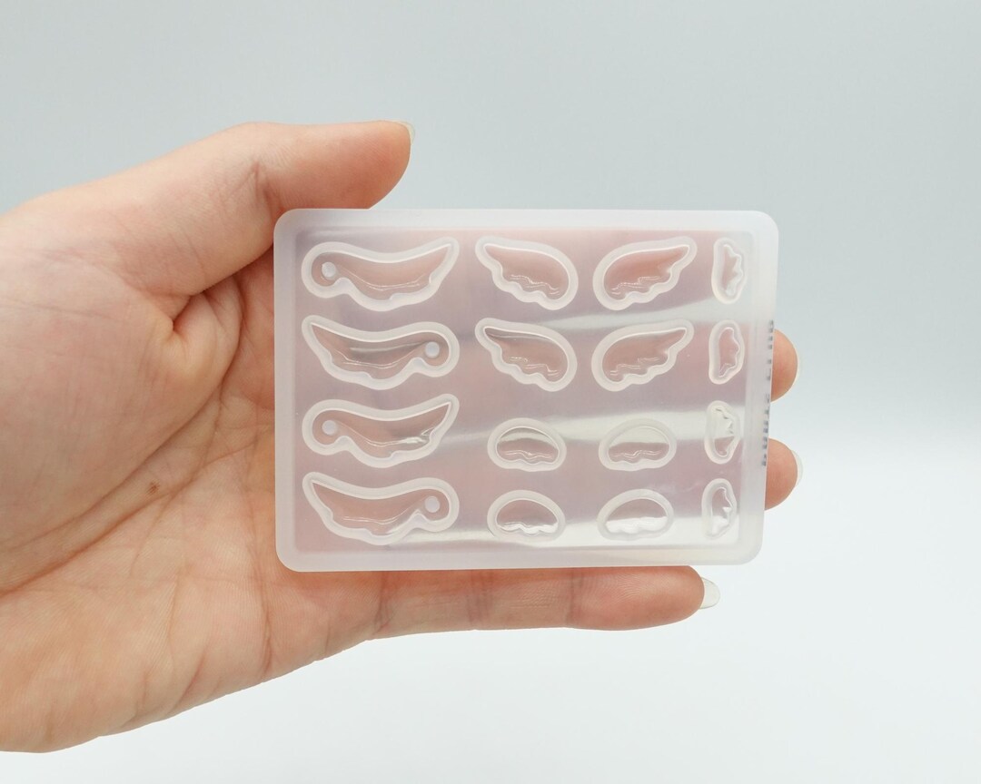 Silicone Resin Mold - Wing Shapes (4 Pairs) | UV Resin Compatible | DIY ...
