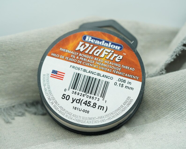 1-pack Beadalon Wildfire Frost Bead Weaving Thread - 50yd Spools - Etsy