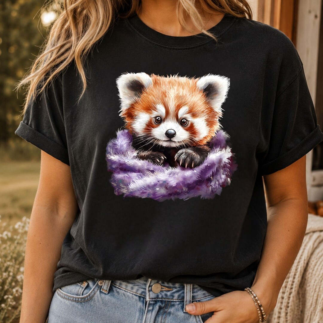 Red Panda Shirt, Animal Lover Gift Comfort Colors Wildlife Tee - Etsy