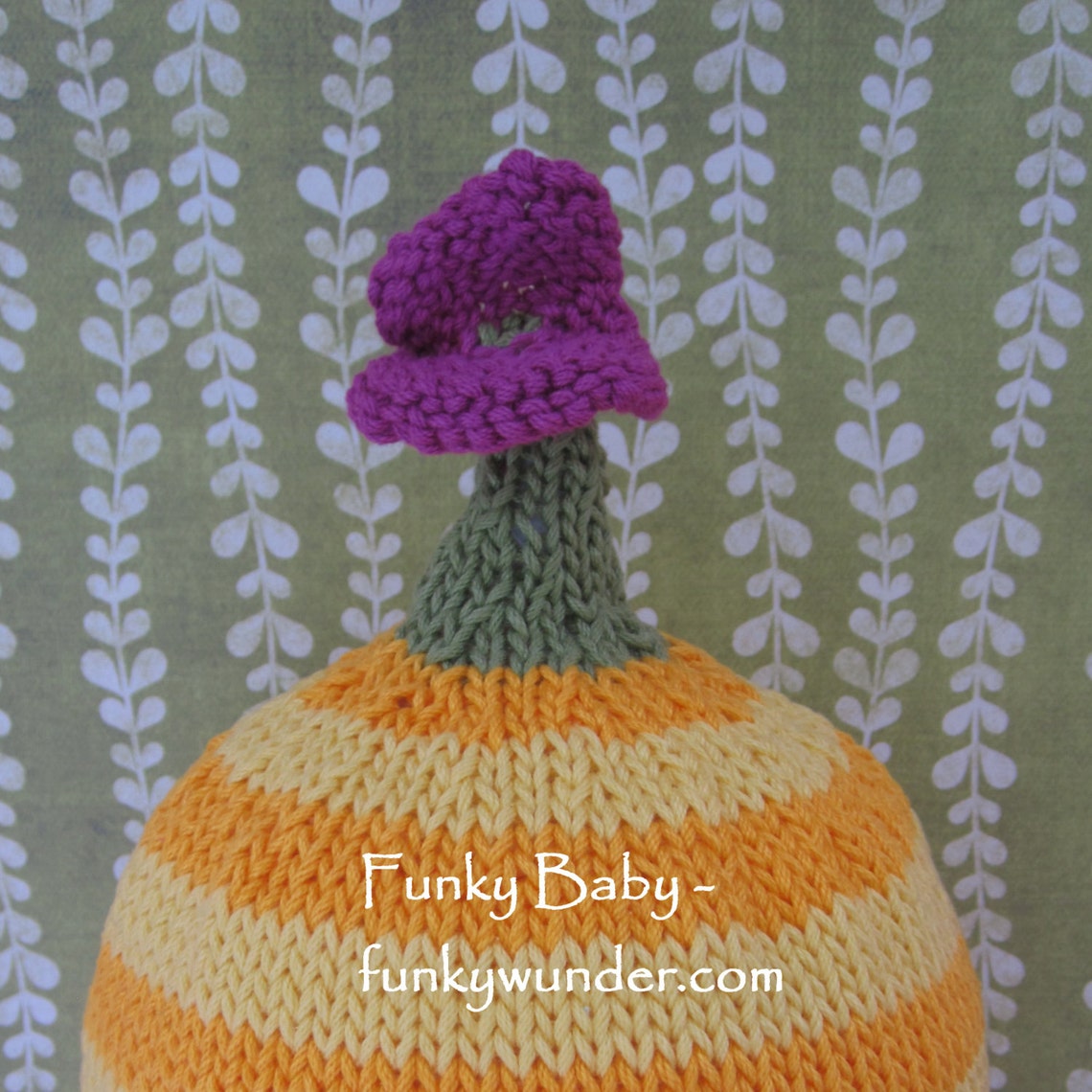 Ruffle Flower Hat KNITTING PATTERN - Etsy