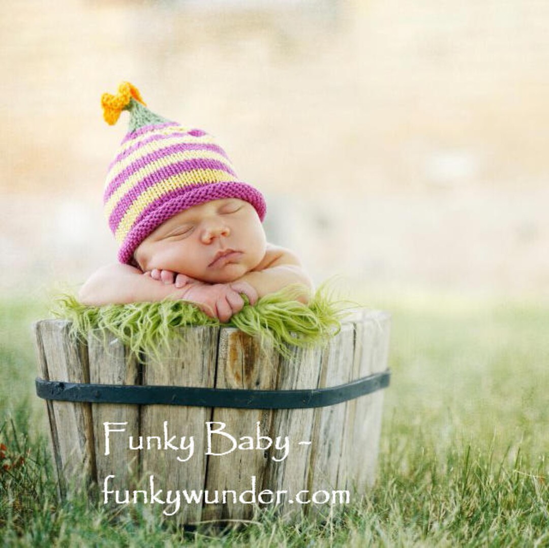 Ruffle Flower Hat KNITTING PATTERN - Etsy