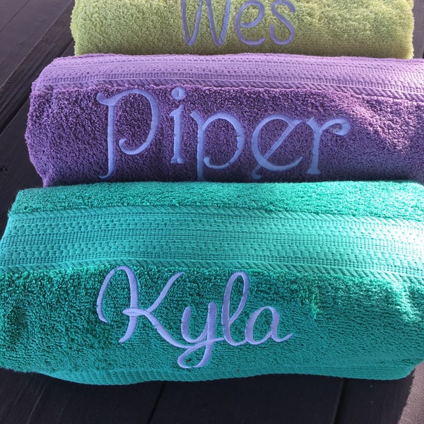 Monogrammed Towels - Etsy