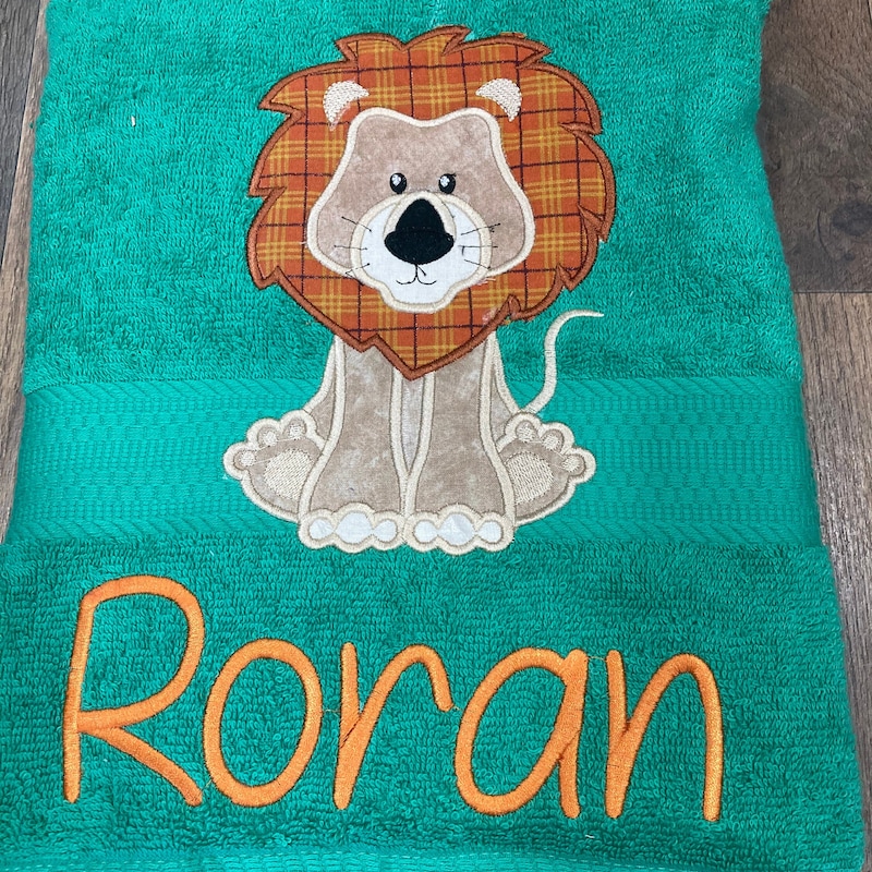 Lion Kids Bath Towel - Etsy