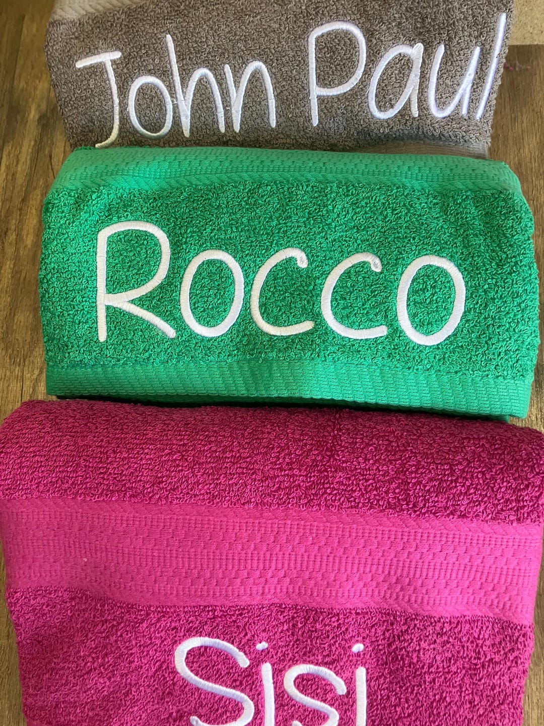 Personalized Bath Towel, Embroidered Towel, Monogrammed Bath Towel ...