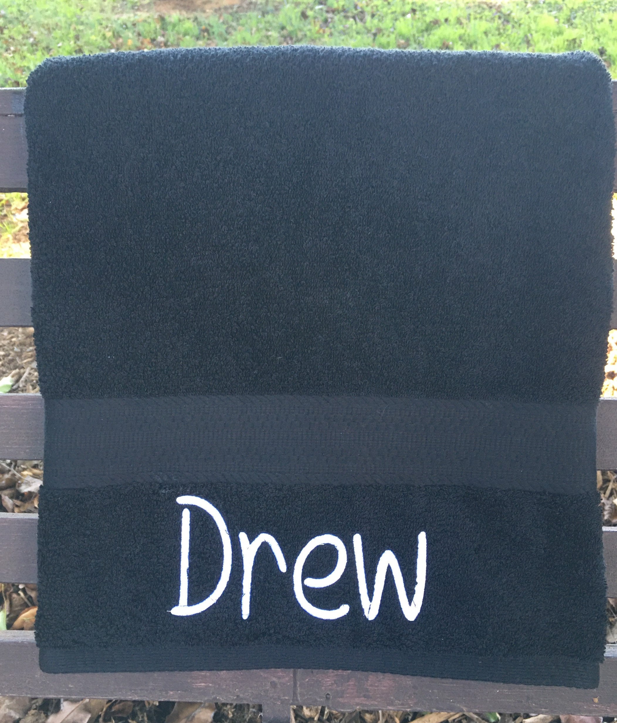 Personalized Bath Towels Embroidered Towel Monogrammed Bath - Etsy