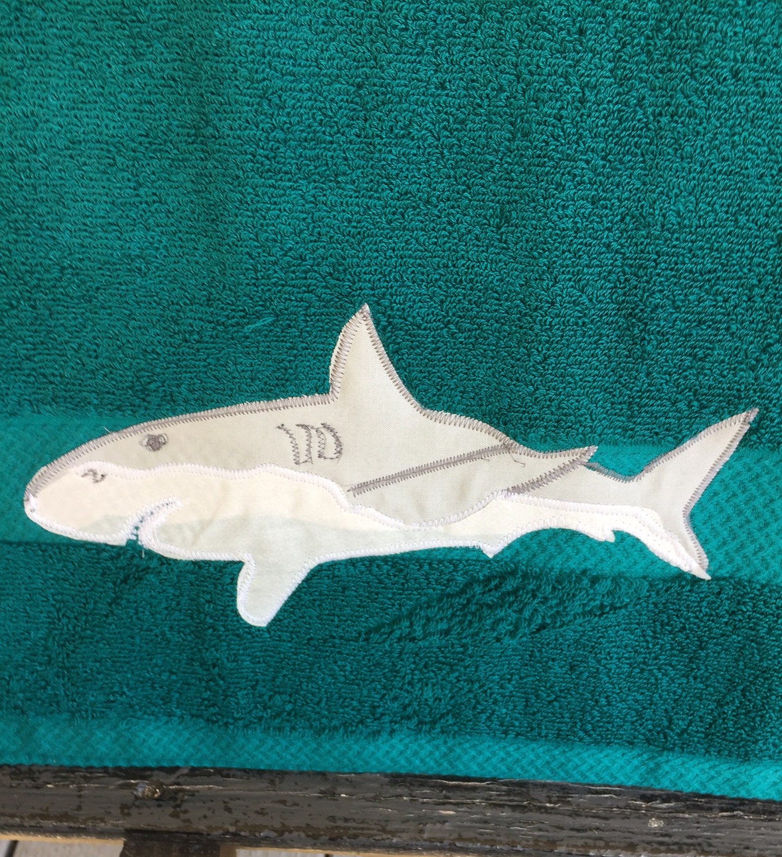 Shark Towel Shark Bath Towel Kids Shark Towel Personalized - Etsy