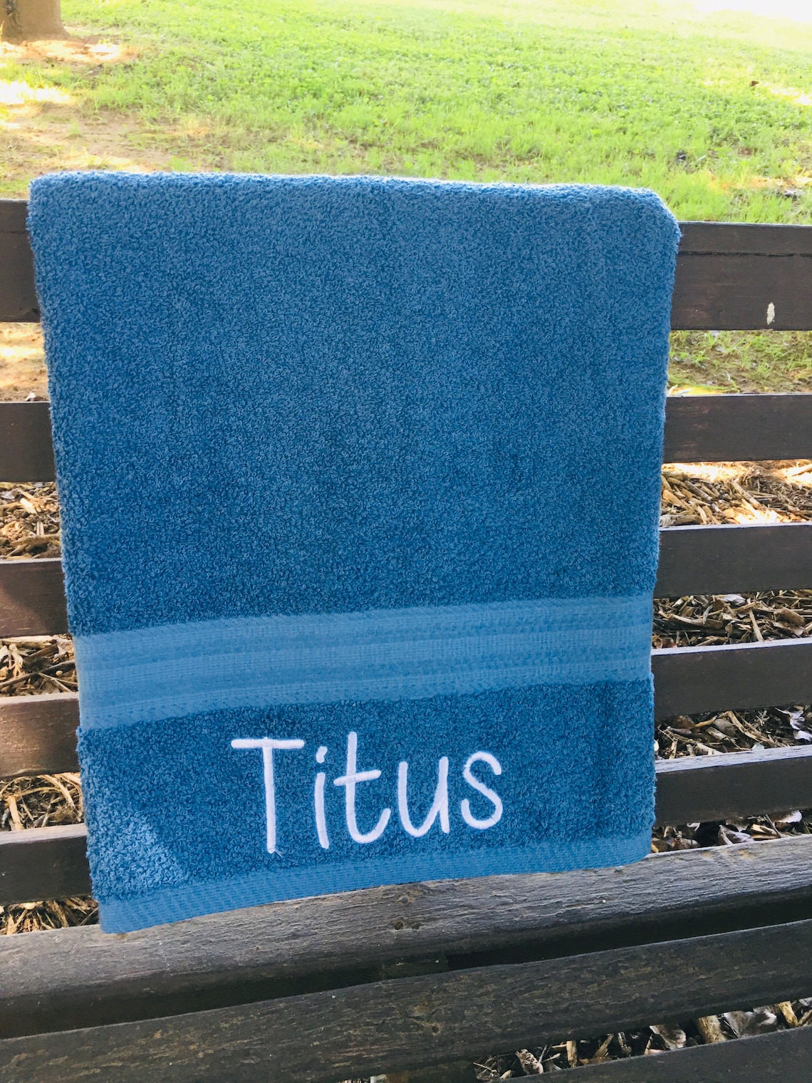 Personalized Bath Towel Embroidered Towel Monogrammed Bath - Etsy