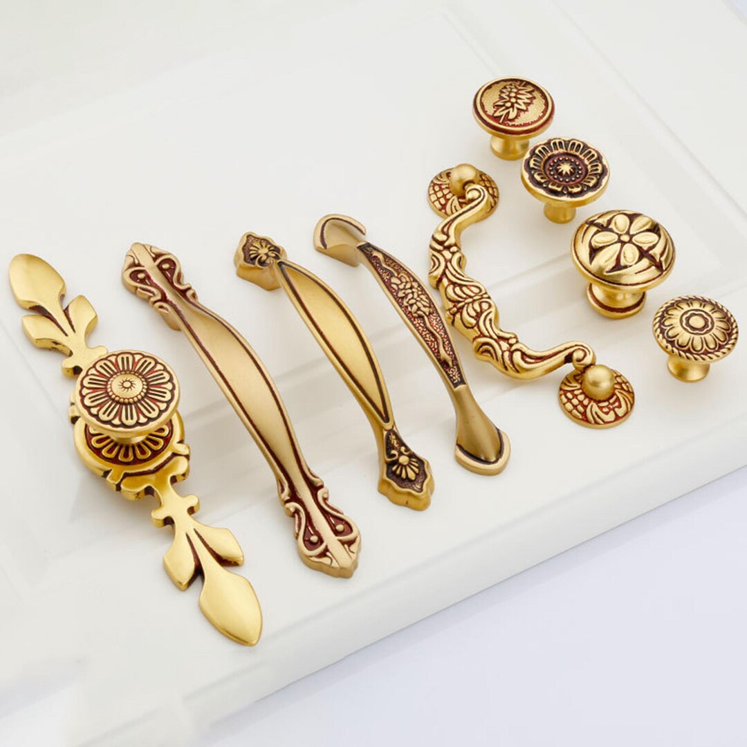 Classical Brass Drawer Handles, Cupboard Handles/knobs, Cabinet Pulls ...