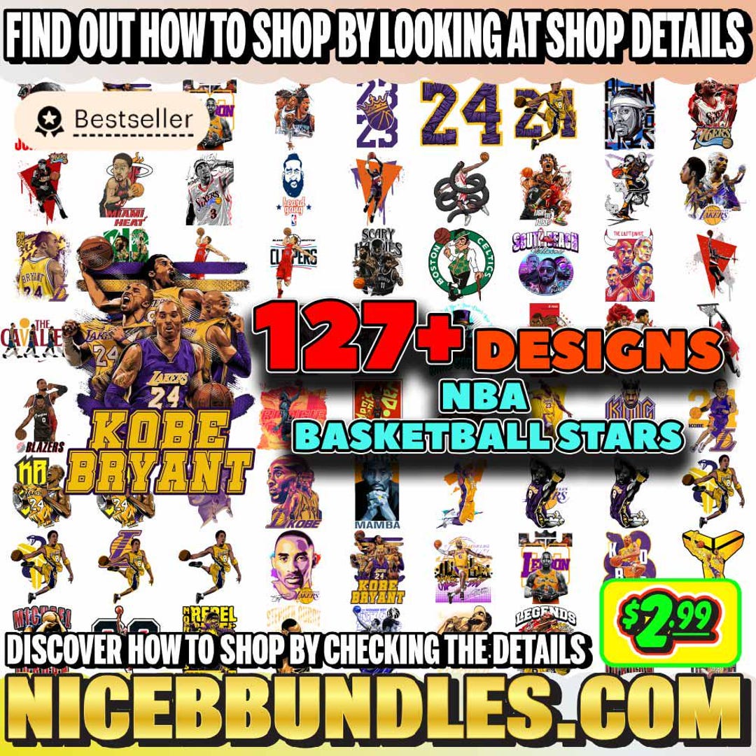 127 Basketball Clipart, NBA Stars Bundle, Cute Kids, Basketball ...