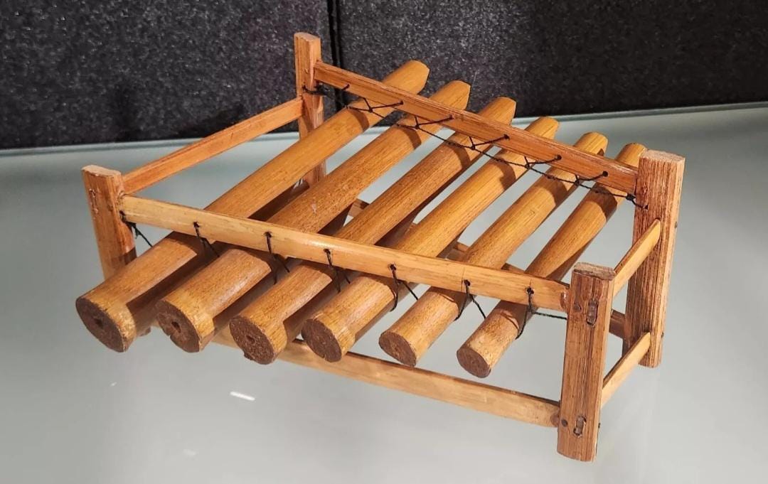 Primitive Bamboo Wood Xylophone - Etsy