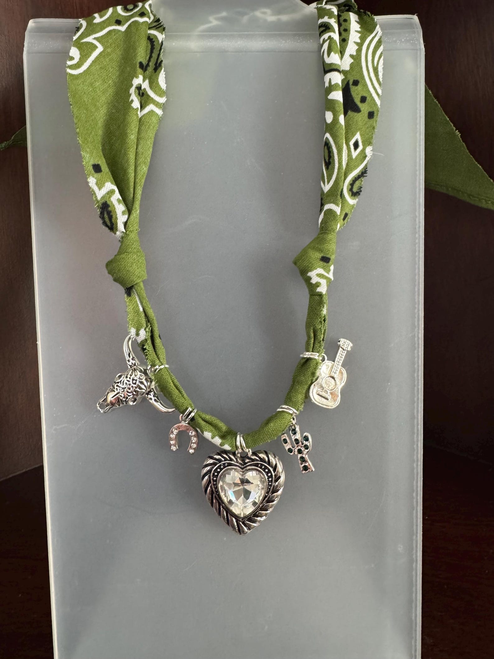 Bandana Necklace Country Jewelry - Etsy