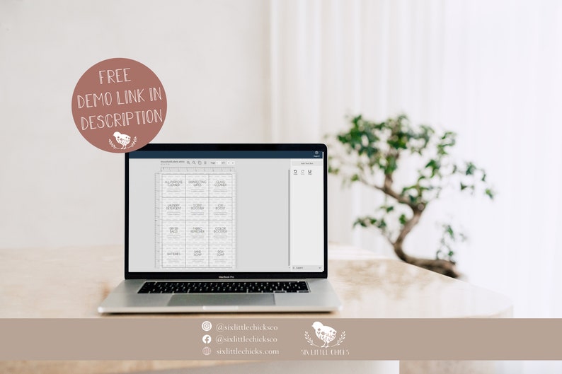 Minimalist Household Labels, Pantry, Laundry, Storage (instant Download ...