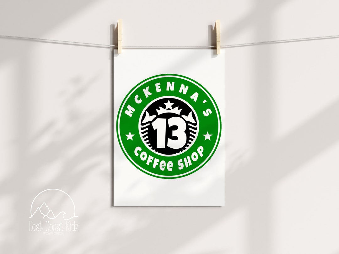 Starbucks Inspired Happy Birthday Poster - Instant Download - Etsy