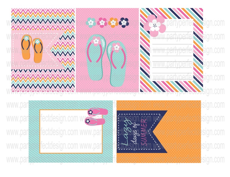 Summer Days, Summer Fun, Journal Cards. Perfect for Project Life ...