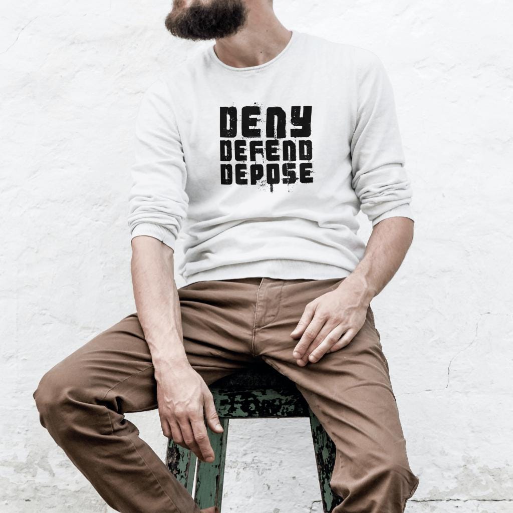 Deny Defend Depose Bundle, 10 SVG and PNG Files, T-shirts Designs Png ...