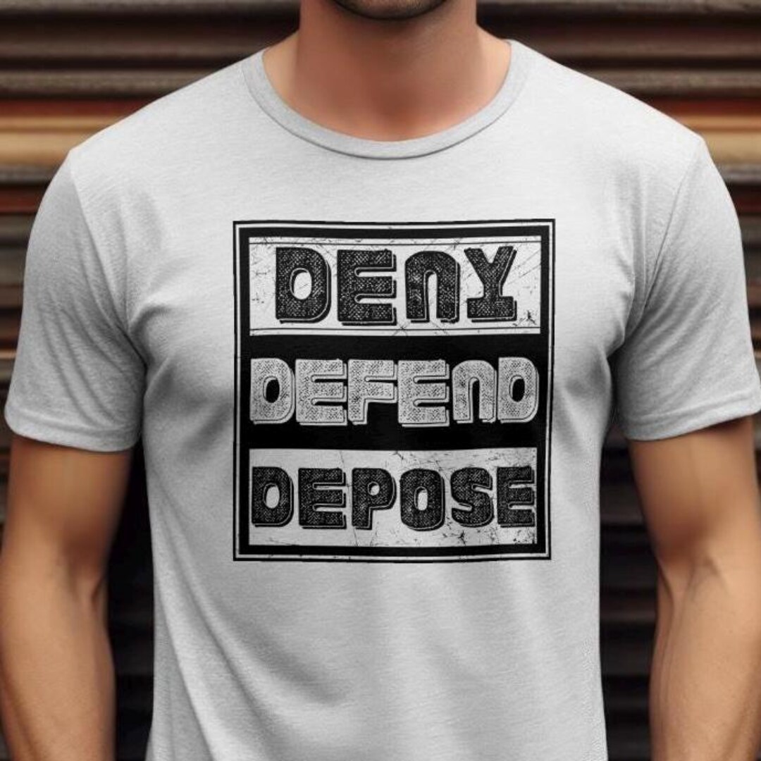 Deny Defend Depose PNG, T-shirts Designs Png, Protest Activities ...