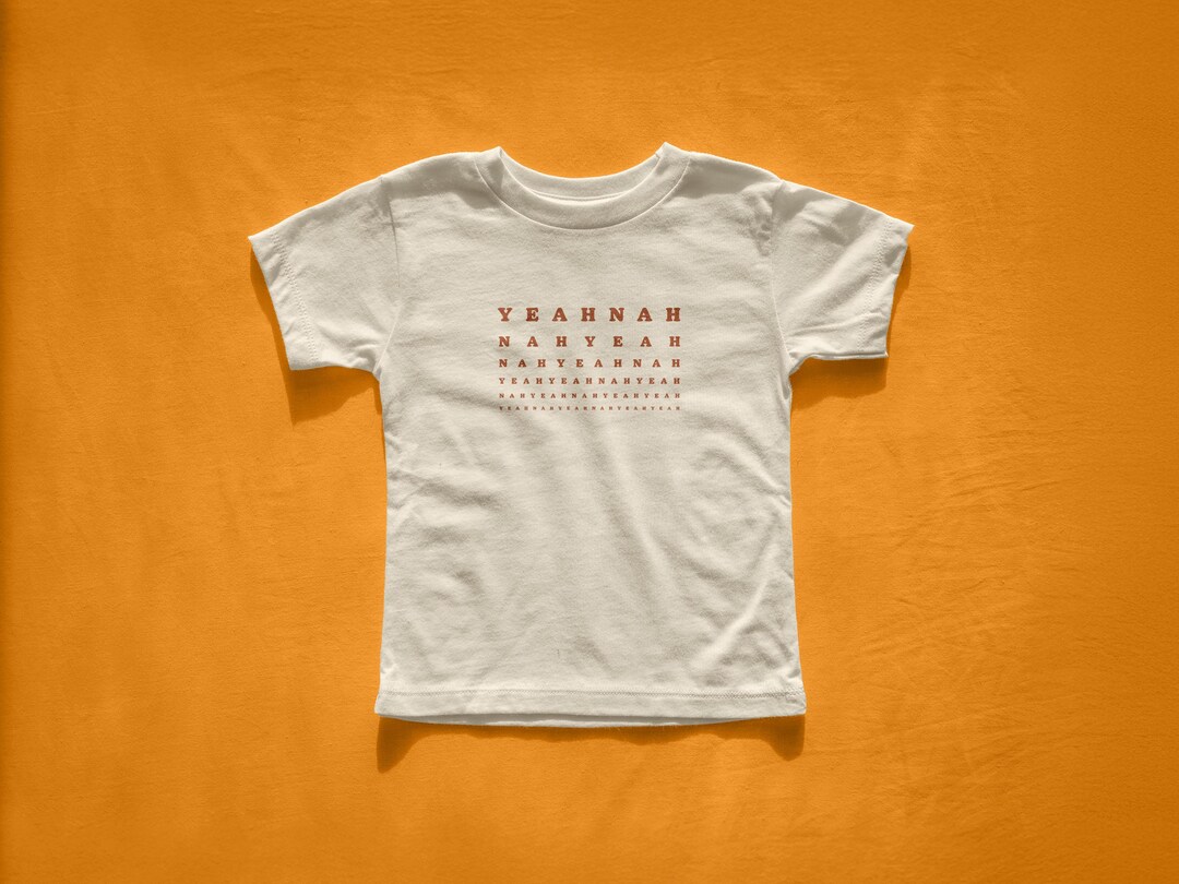 Yeah Nah Toddler T‑shirt | Funny Aussie Slang Tee - Etsy