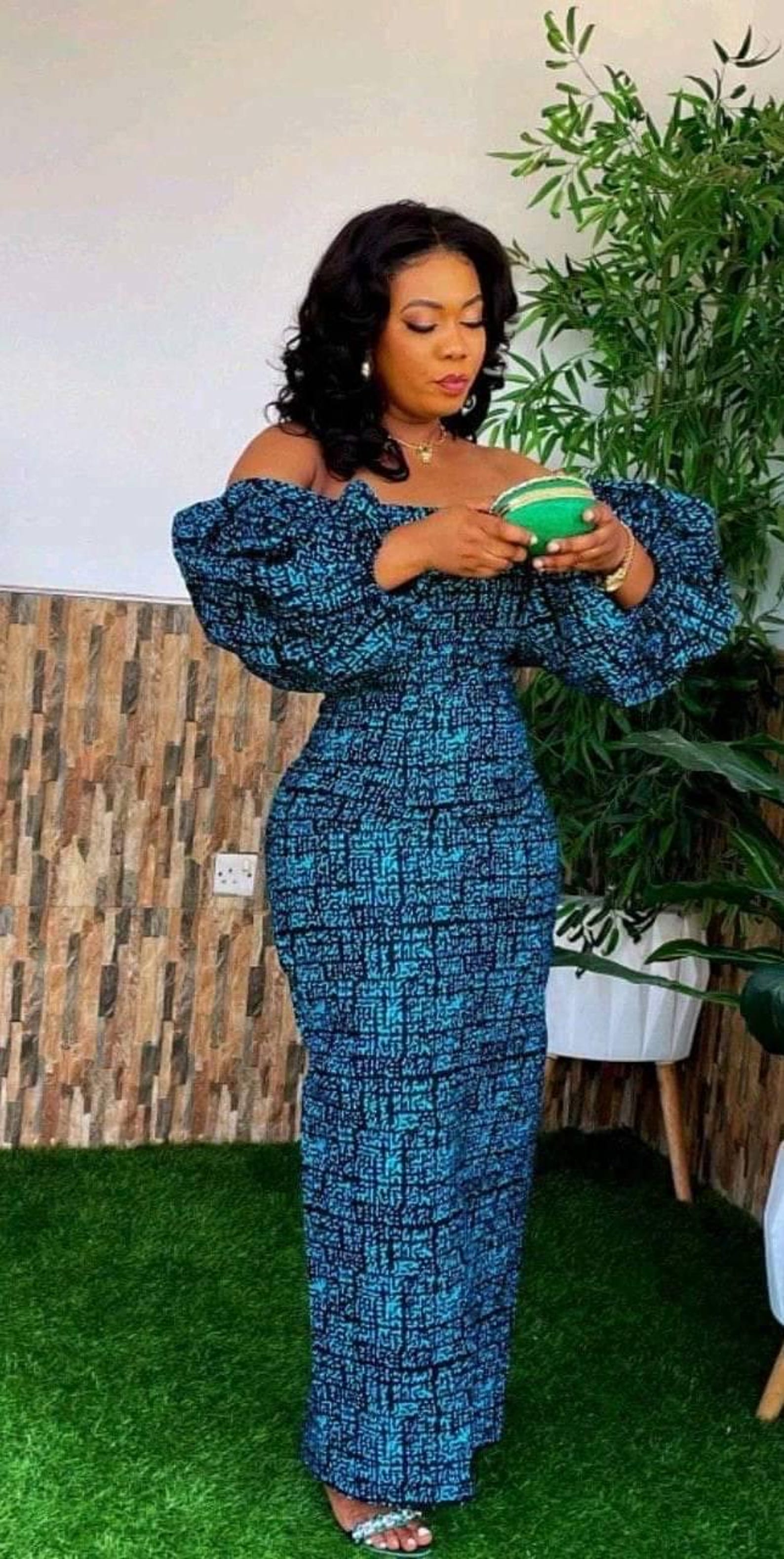 Patterned Ankara Dress: African Print Party Occasion Wear - Etsy