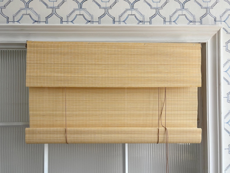 Natural Bamboo Shades for Bedroom | Organic Modern Home Decoration - Etsy