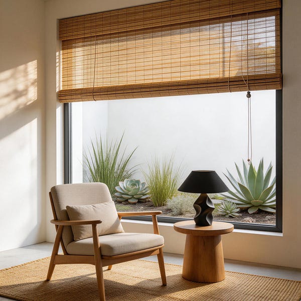 Rattan Window Blinds - Etsy UK