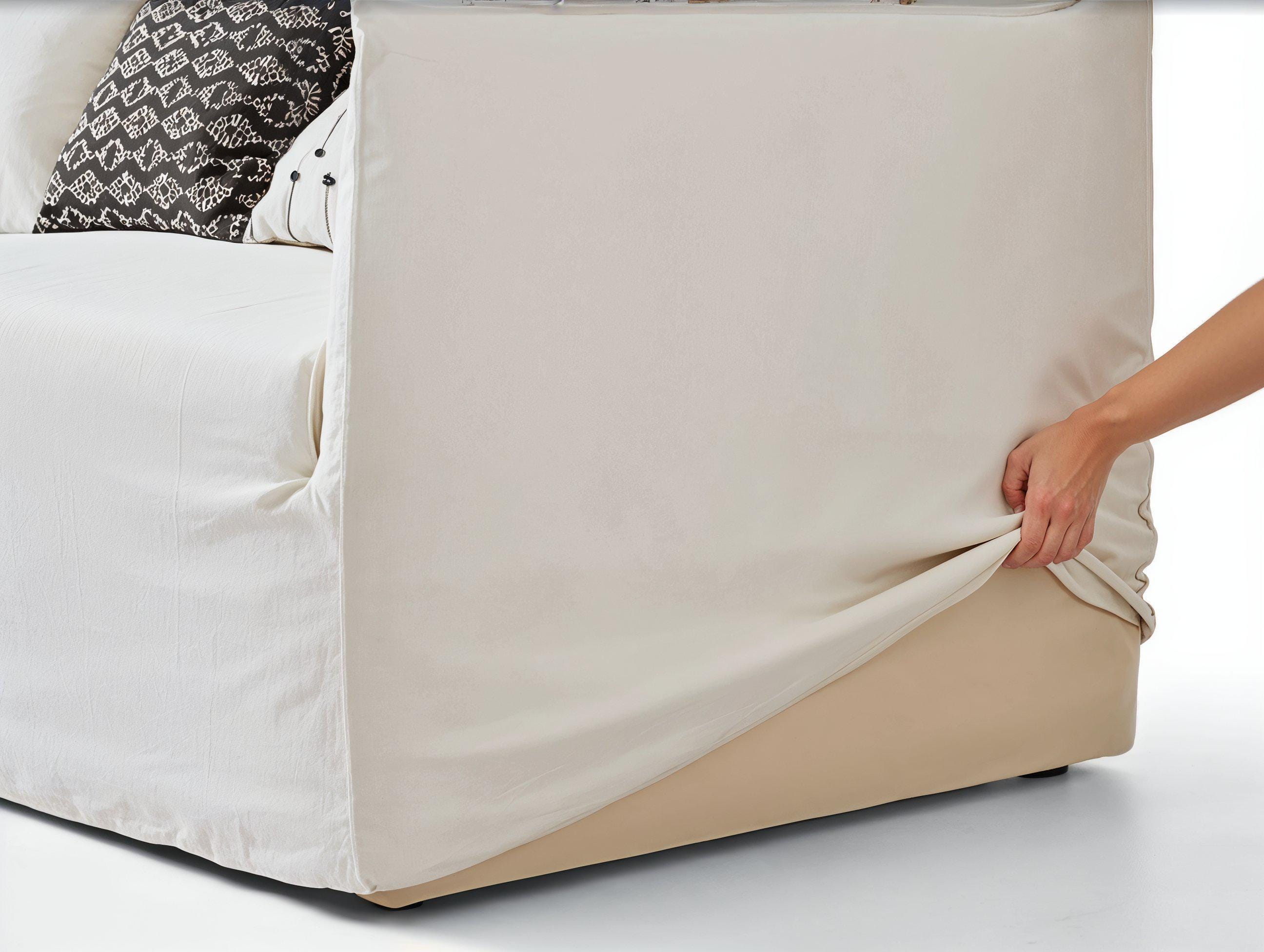 White Cotton and Linen Sofa Sets, Custom Sofa Sets, Complete Sofa Sets ...