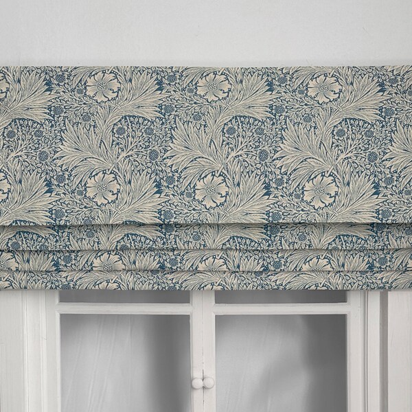 Faux Roman Shade Blue - Etsy