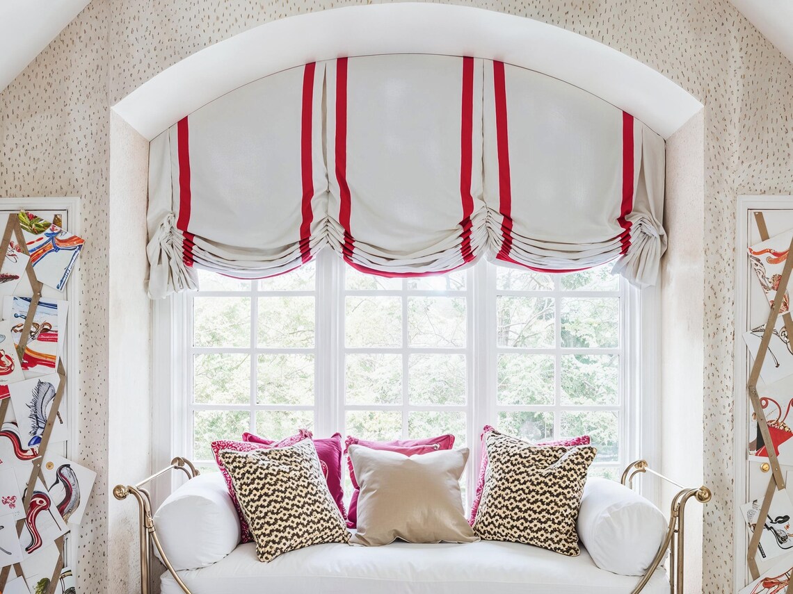 Custom Roman Shades White, Classic Linen Roman Shades for Windows ...