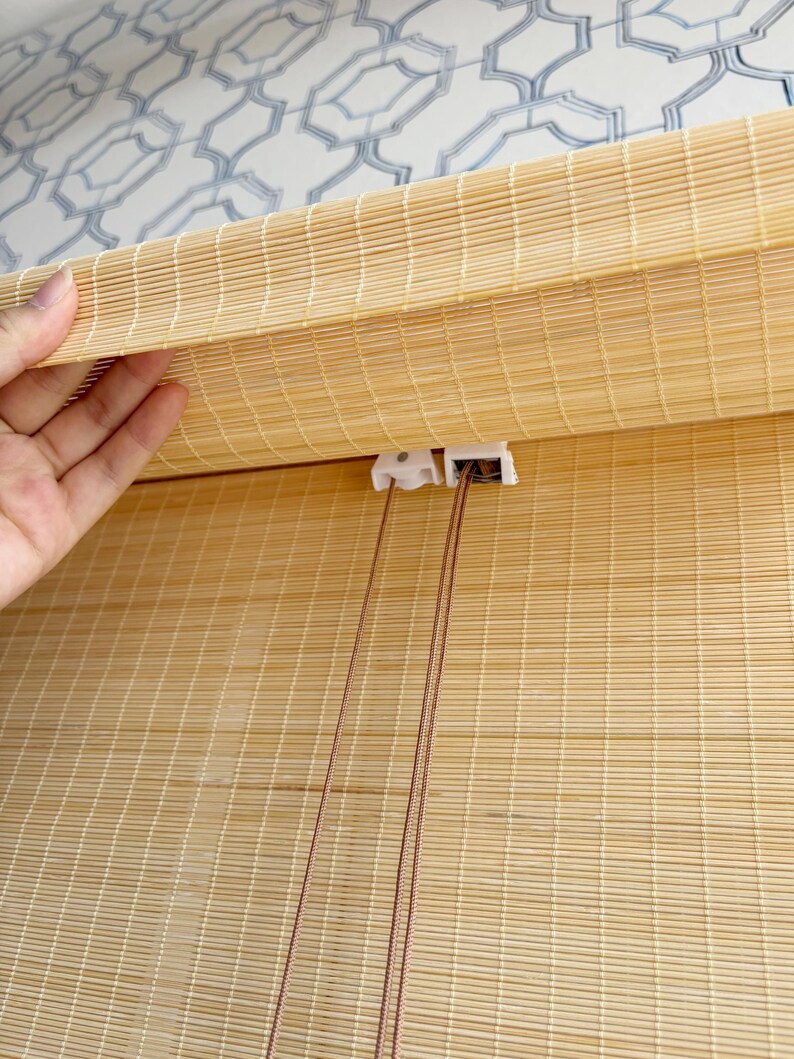 Natural Bamboo Shades for Bedroom, Organic Modern Home Decoration - Etsy