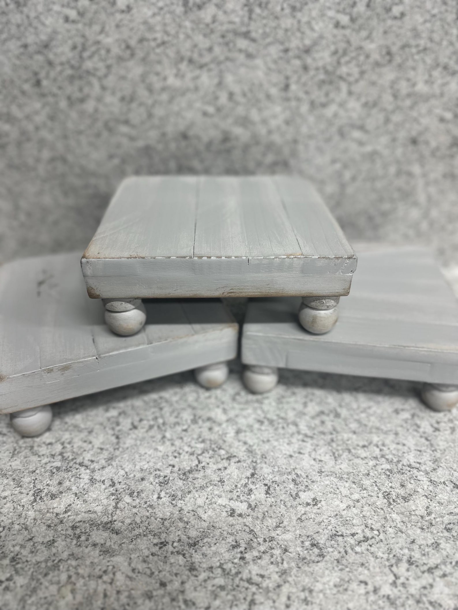 Rustic Wooden Table Riser - Farmhouse Decor Stand - Boho Barnwood ...