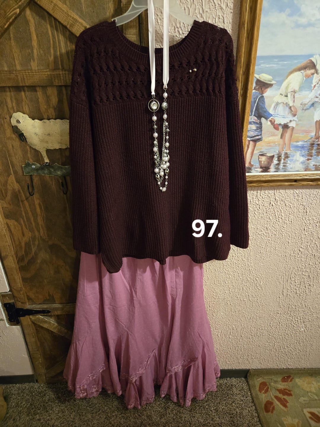 97. This PLUS Sized Skirt is Absolutely Beautiful the Hem is Lacy and ...