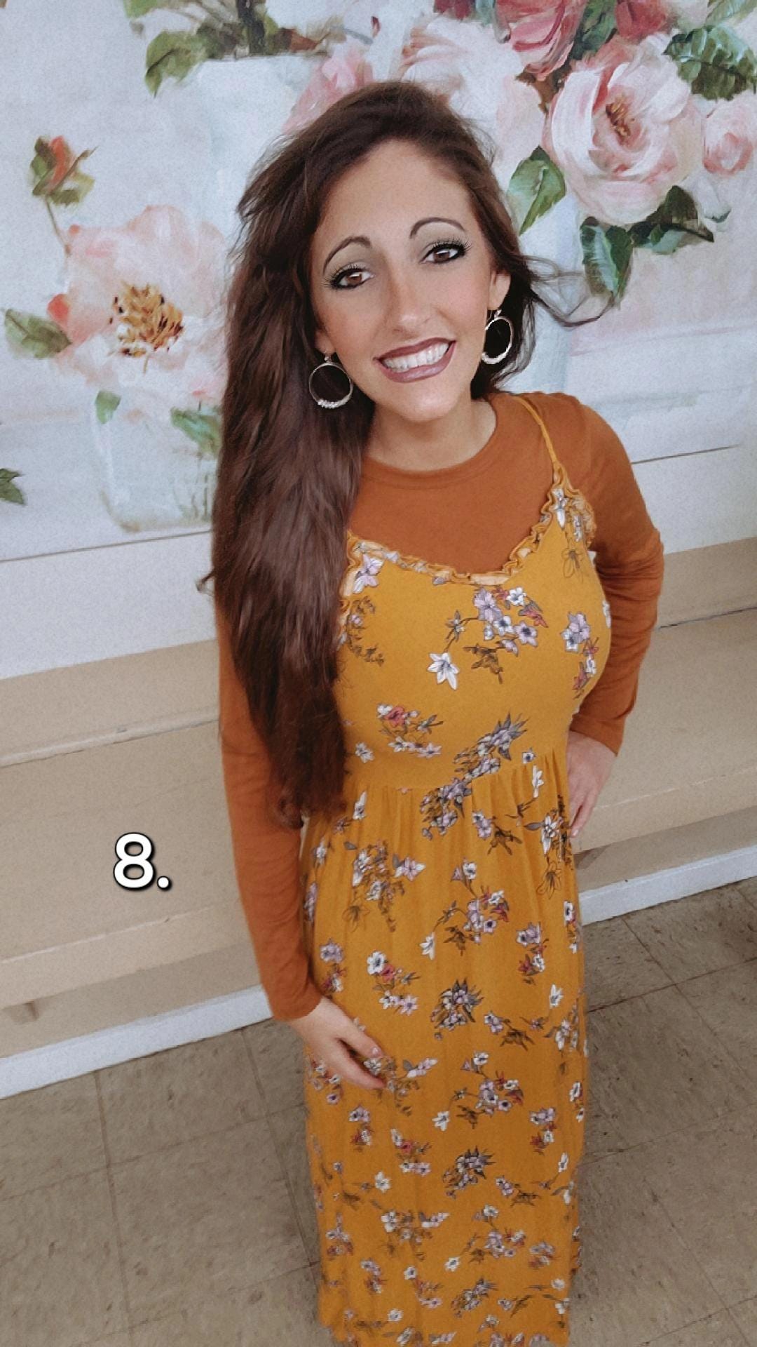 8. Very Cute Fall Jumper With Earth Tone Blouse. the Gray, Pearl ...