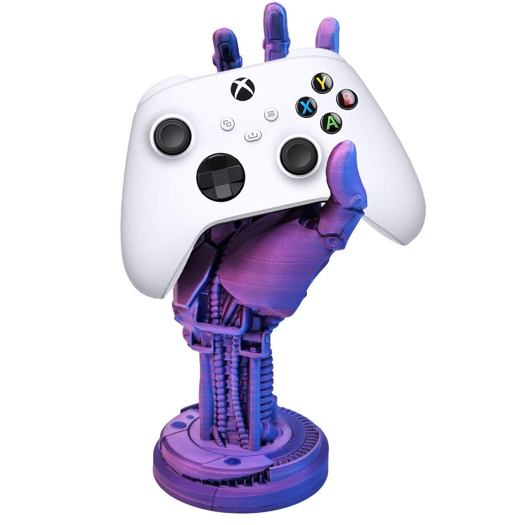 3D Printed Gaming Controller Holder Stand Cyberpunk PS5 PS4 Controller ...