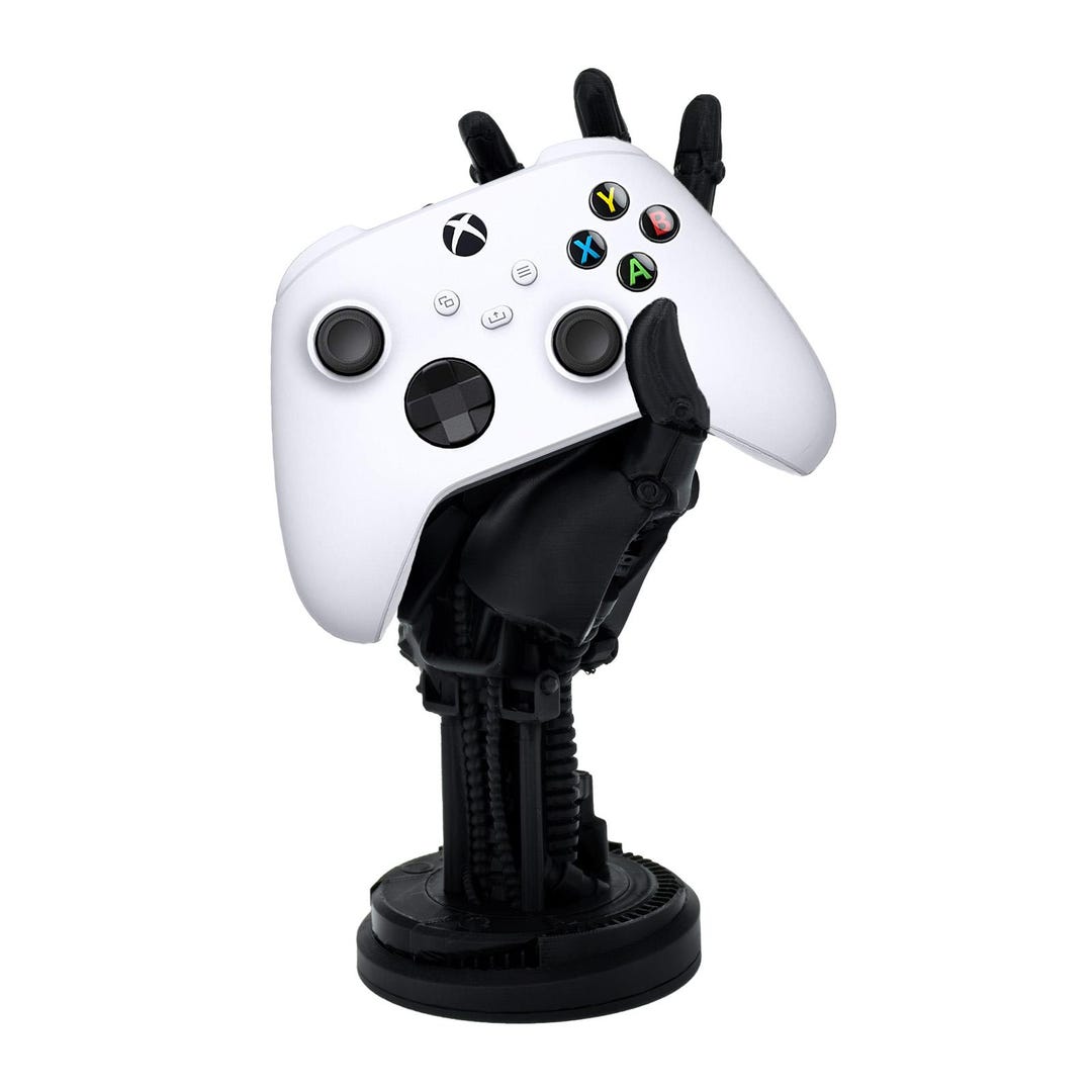 3D Printed Gaming Controller Holder Stand Cyberpunk PS5 PS4 Controller ...