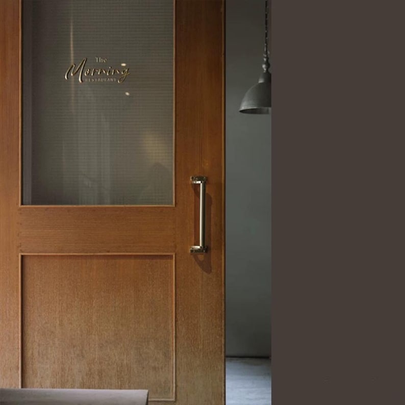 High End Luxury Vintage Brass Door Pull, Door Handle, Mount Long Handle ...