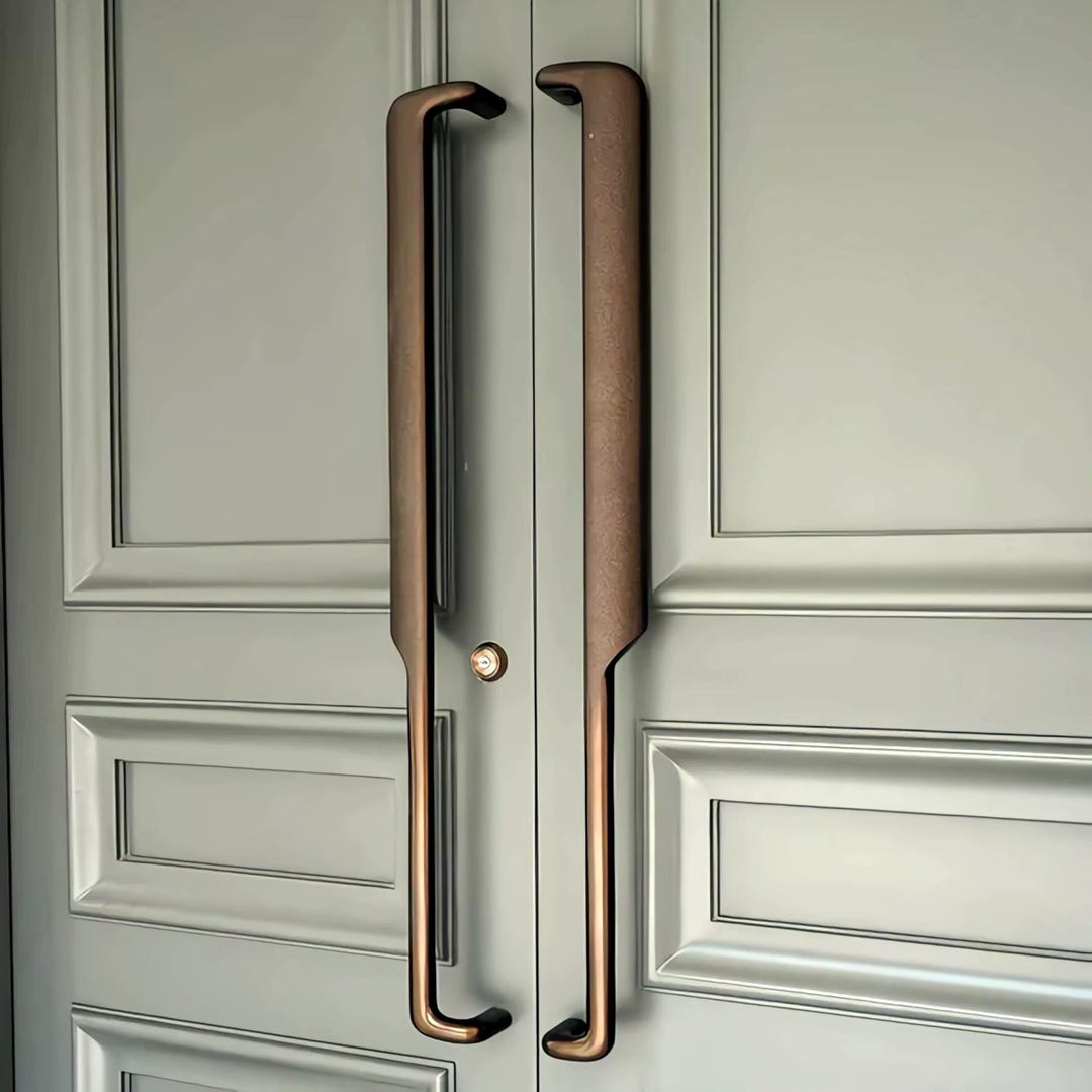 High End Luxury Stainless Steel Aluminum Door Pull, Double Door Handle ...