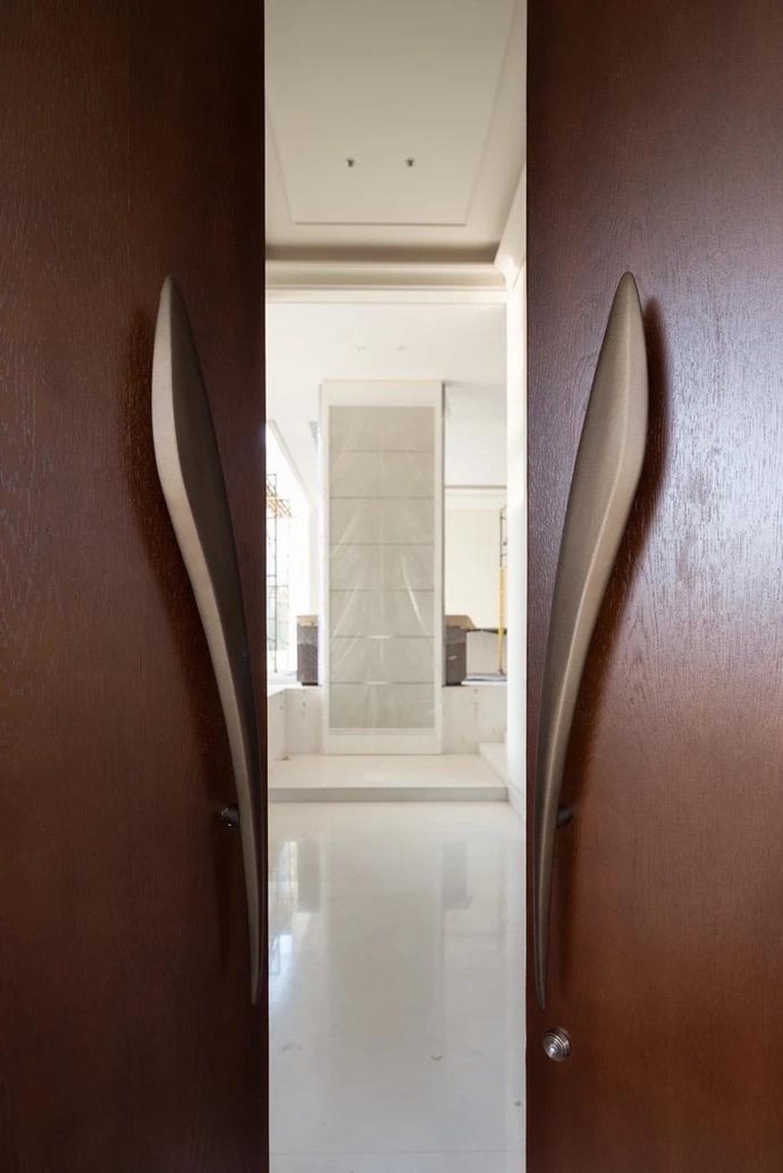 High End Luxury Heavy Duty Brass Door Pull, Double Door Handle, Mount ...