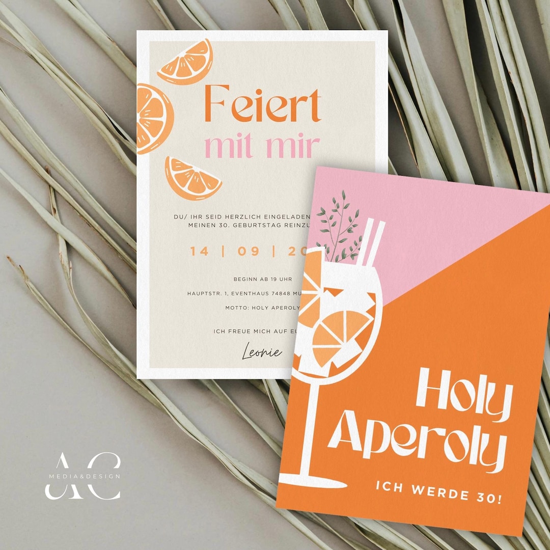 Holy Aperol | Aperol Spritz | Dirty Thirty Round Birthday | Digital ...