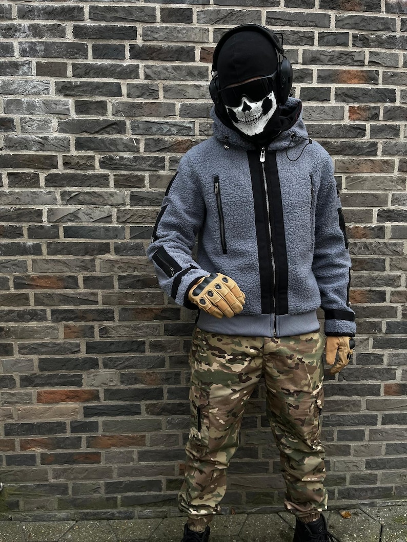 Classic Ghost Set - Cosplay Gear - Tactical Ghost Cozy Jacket, Ghost ...