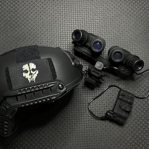 Ghost Helmet & NVG Setup – Tactical Call of Duty Cosplay Gear – Night ...