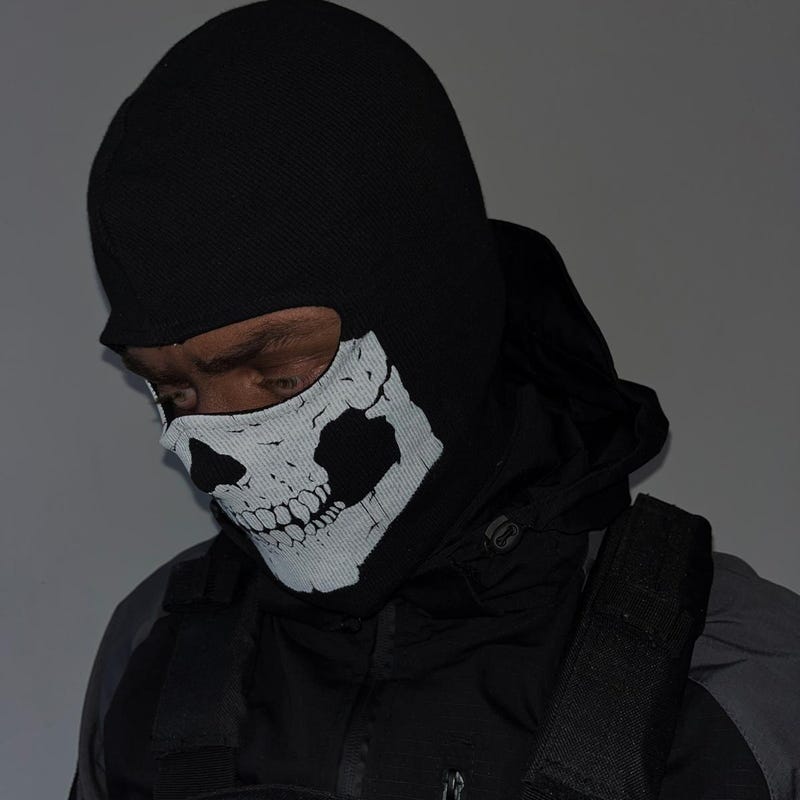 Cod Ghost Mask - Etsy