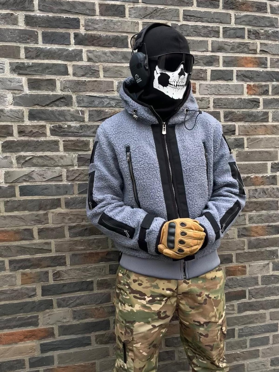 Classic Ghost Set - Cosplay Gear - Tactical Ghost Cozy Jacket, Ghost ...
