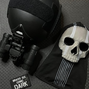 Ghost Nightwar Combo - Tactical Helmet With Luminous NVG (night Vision ...
