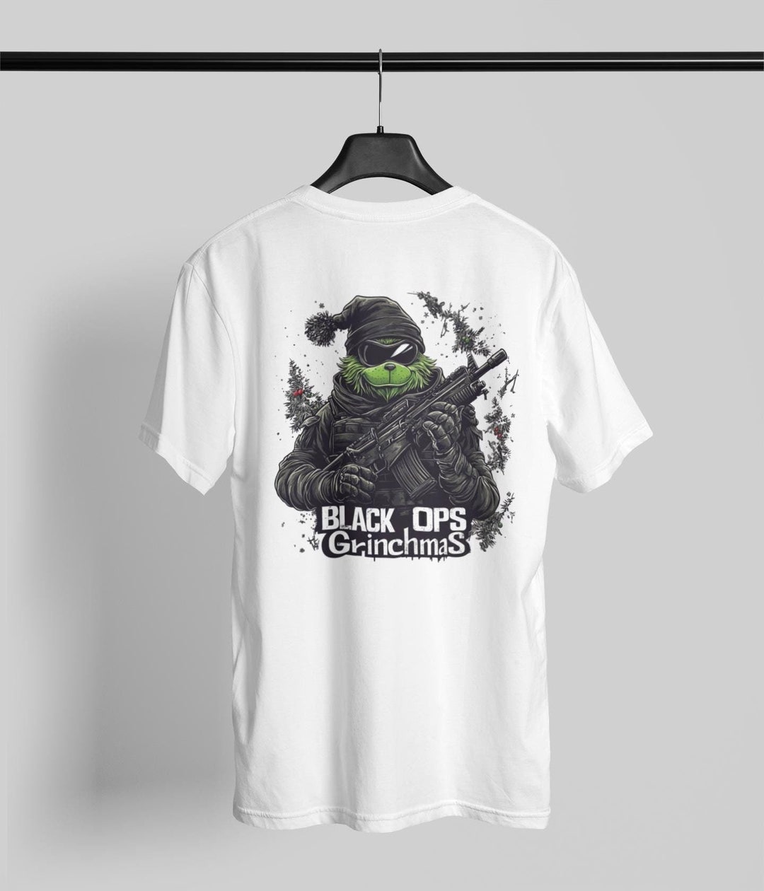 Black Ops Grinchmas T Shirt Call of Duty Fan T-shirt Christmas T-shirt ...