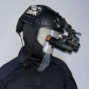 Ghost Nightwar Combo - Tactical Helmet With Luminous NVG (night Vision ...