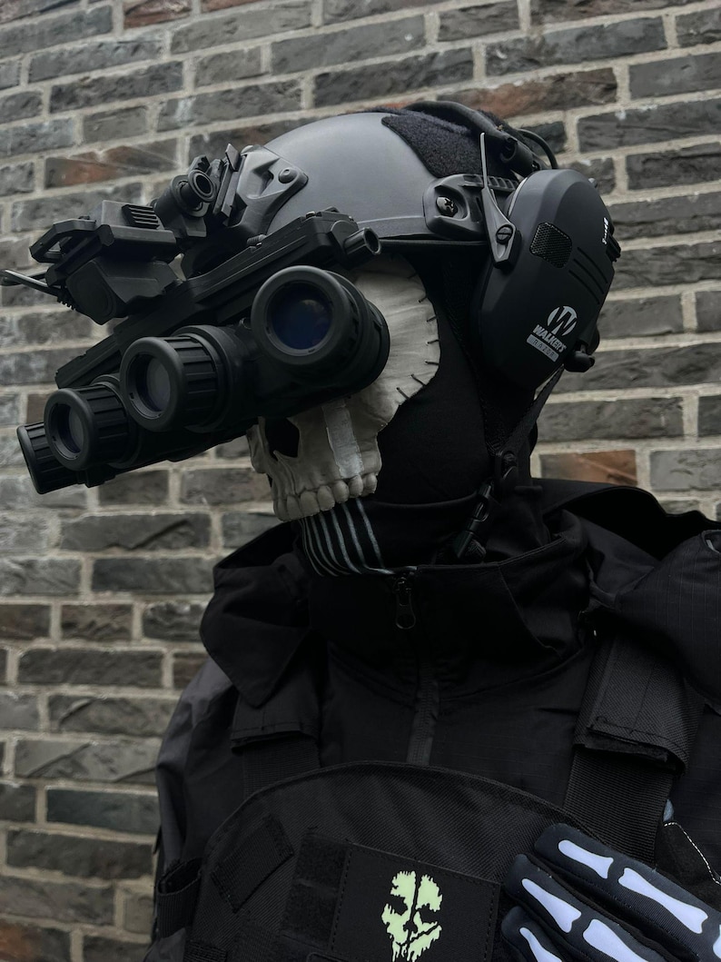 Ghost Full Set - Cosplay Gear for Airsoft | Tactical Helmet With Night ...