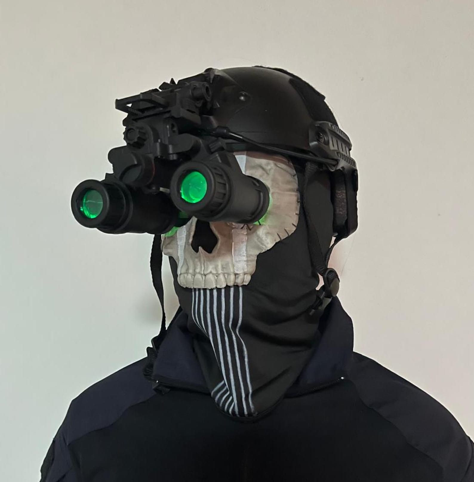 Ghost Nightwar Combo - Tactical Helmet With Luminous NVG (night Vision ...