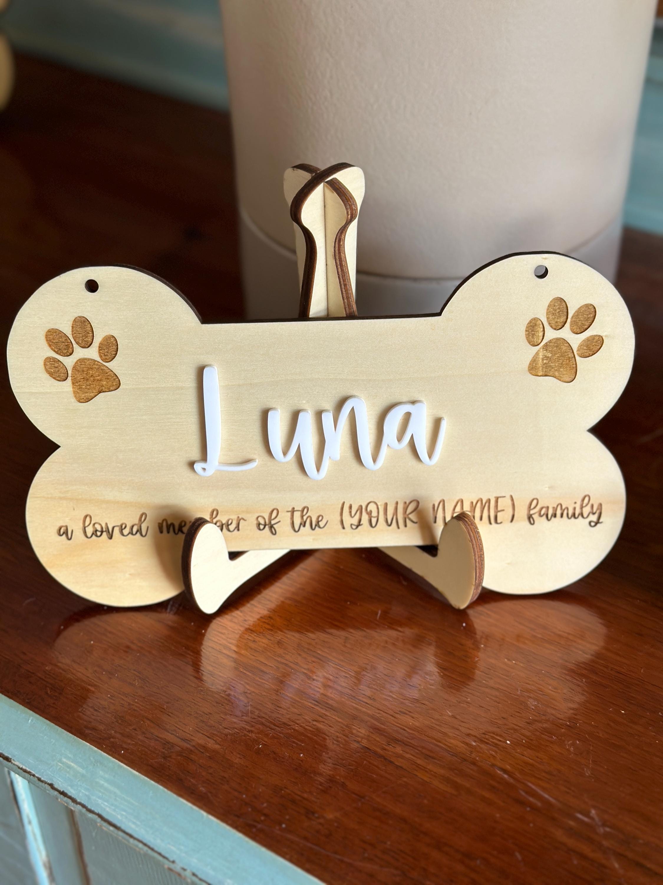 Personalised Crate Sign, Custom Dog Kennel Sign, Hanging Crate Sign ...