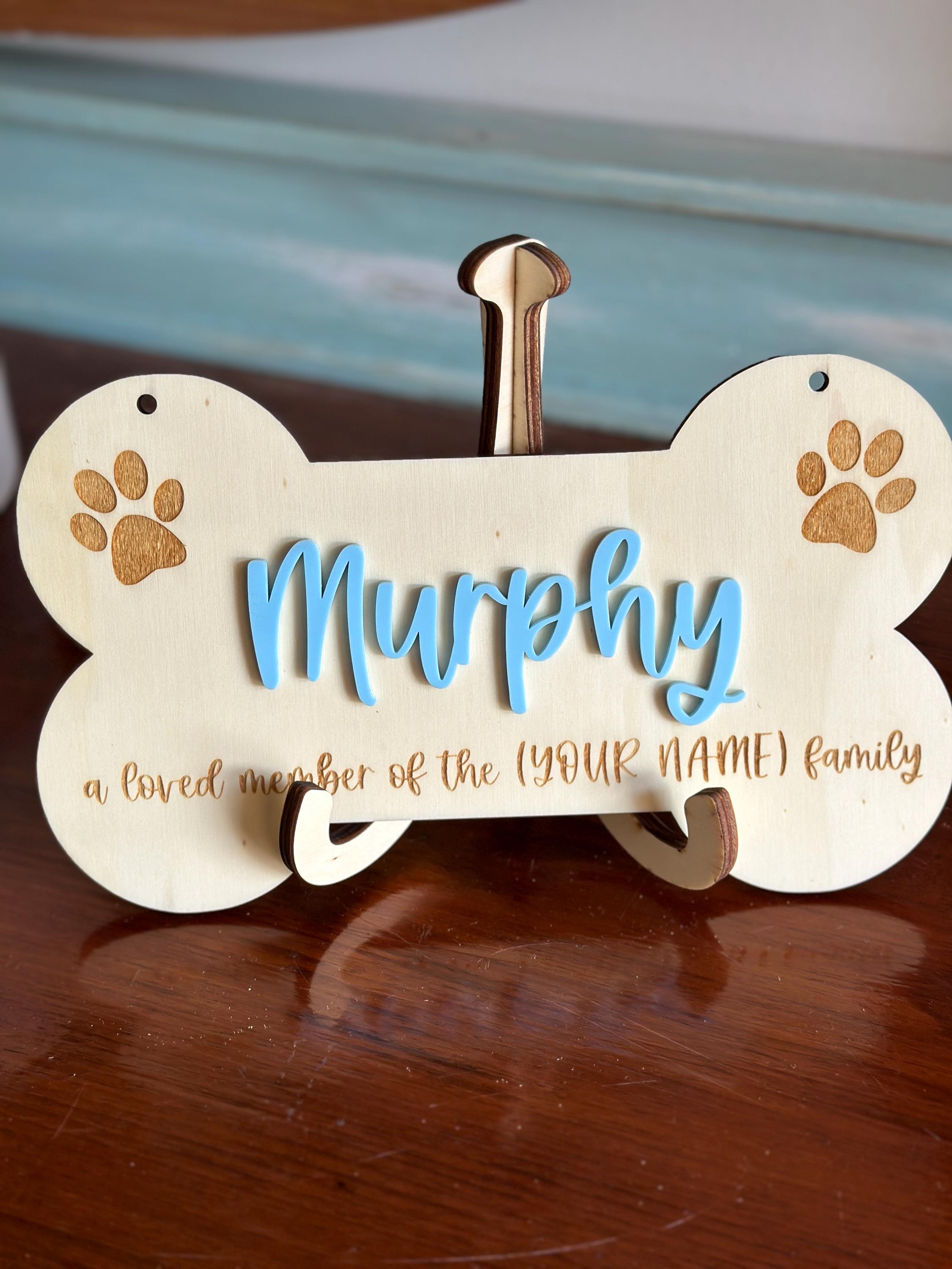 Personalised Crate Sign, Custom Dog Kennel Sign, Hanging Crate Sign ...